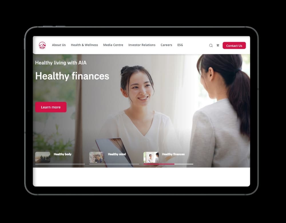 AIA Group Content Hub Case Study | Greenpark Digital