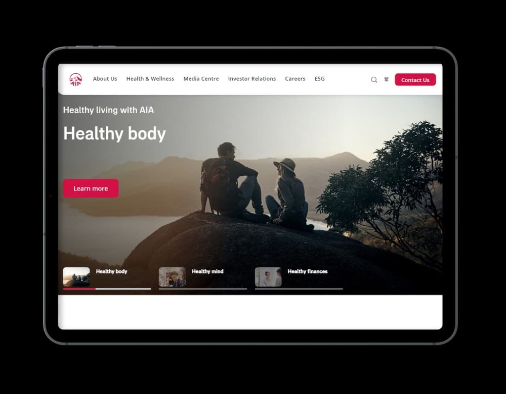 AIA Group Content Hub Case Study | Greenpark Digital